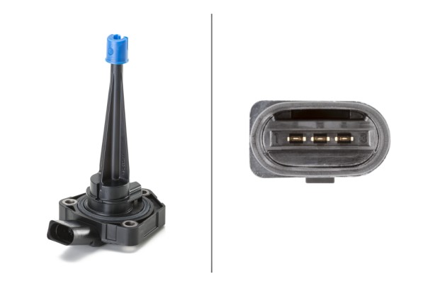 HELLA 6PR 013 680-061 Sensor, Motorölstand - 3-polig - mit Dichtung