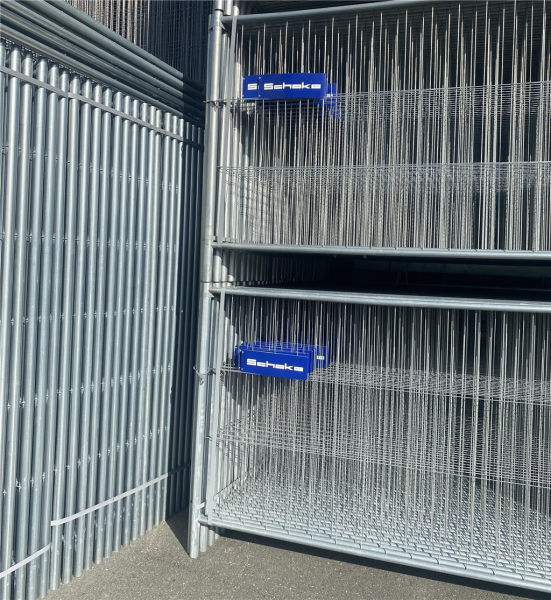 Bauzaun mit Haken und Ösen Profi 3,50 m x 2,00 m