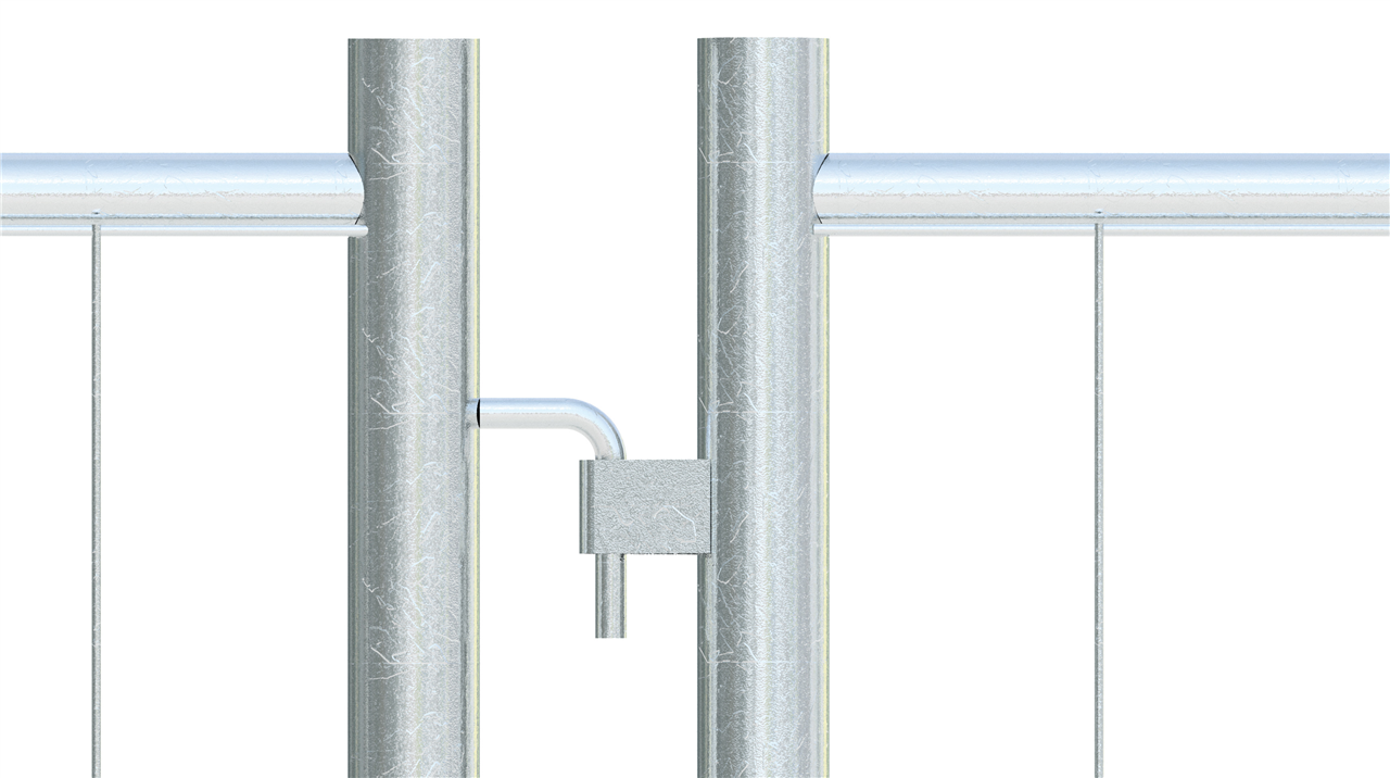 Bauzaun mit Haken und Ösen Profi 3,50 m x 2,00 m